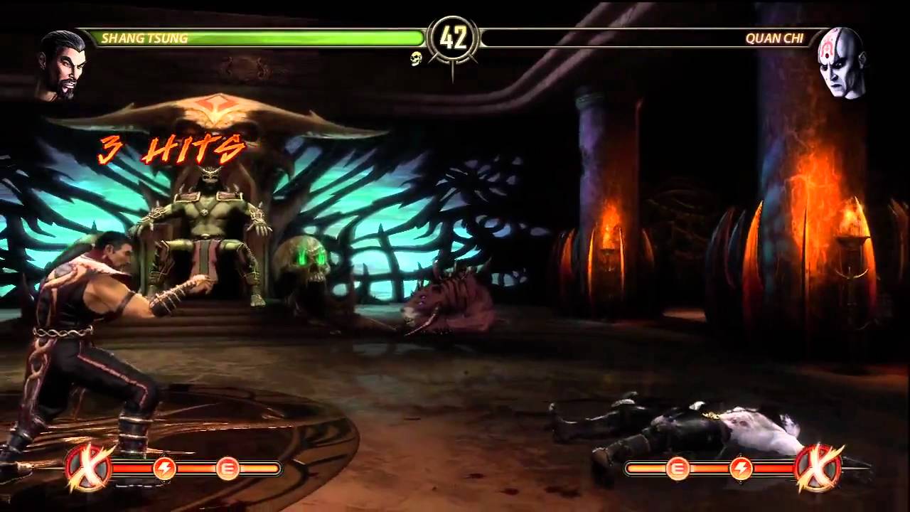 Shang Tsung's X-ray Attack (Mortal Kombat 9) - YouTube