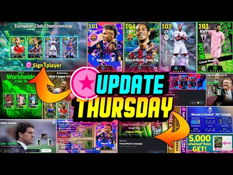 eFootball 2027 New Update!! Free Epic 😍 New Treasure Link, Thursday Potw & Free Coins Campaign