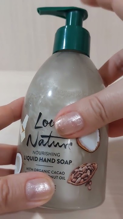 Питательное жидкое мыло с маслом какао🫘 и кокоса🥥 в серии Love Nature # ...