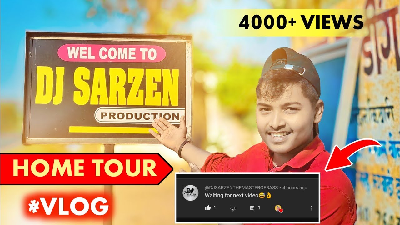 dj sarzen || dj sarzen home tour || Dj Sarzen এর ঘর 🔥 || Hiru vai vlog ...