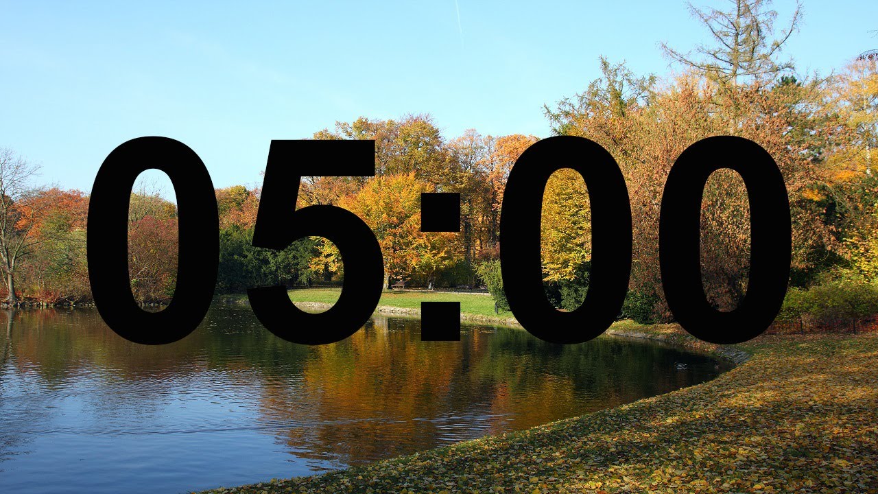 5 Minute Autumn Timer with Relaxing Piano Music and Alarm. - YouTube