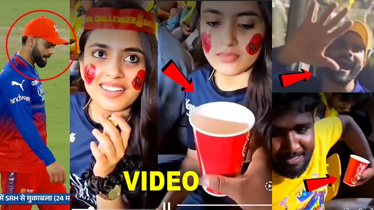 CSK Fans give Plastic Chai Cup to RCB Fans When RCB OUT from IPL 2024 ...