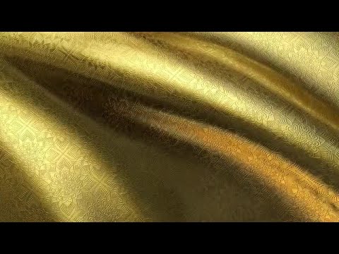 Golden Brocade Cloth Background 4K Stock Motion Graphics - YouTube