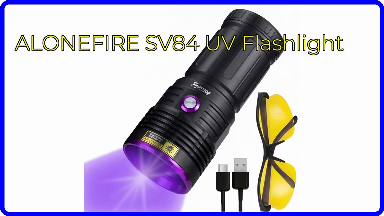 REVIEW (2026): ALONEFIRE SV84 UV Flashlight. First Look. - YouTube