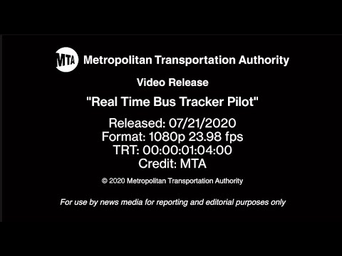 MTA Video Release: Real Time Bus Tracker Pilot - 07/21/20 - YouTube