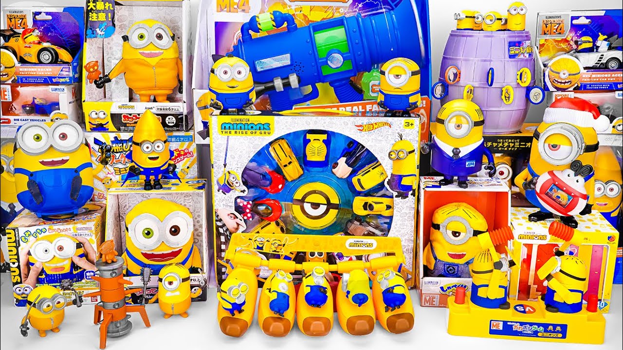 93 Minutes Satisfying with Unboxing Cute DESPICABLE ME 4 Toys ...
