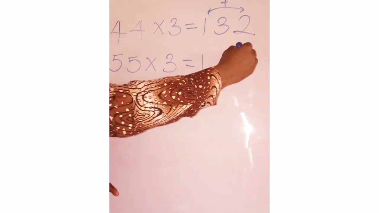 How To Multiply Double Digits By Three YouTube How To Multiply Double Digits By Three YouTube