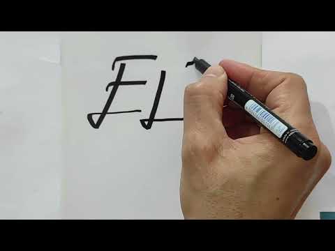ELİF  isminin yazılışı - Güzel yazı denemesi - güzel yazı yazma teknikleri - güzel yazı yazma