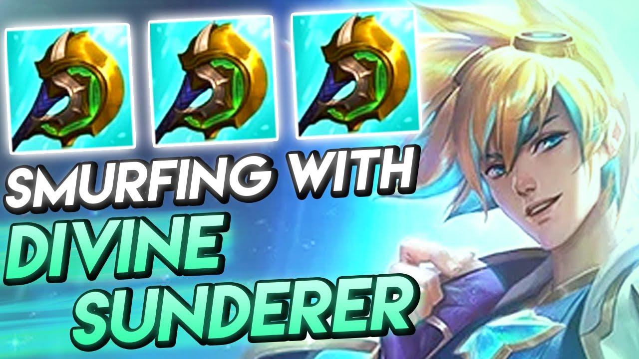 Smurfing With DIVINE SUNDERER on Ezreal Before It Gets NERFED - YouTube