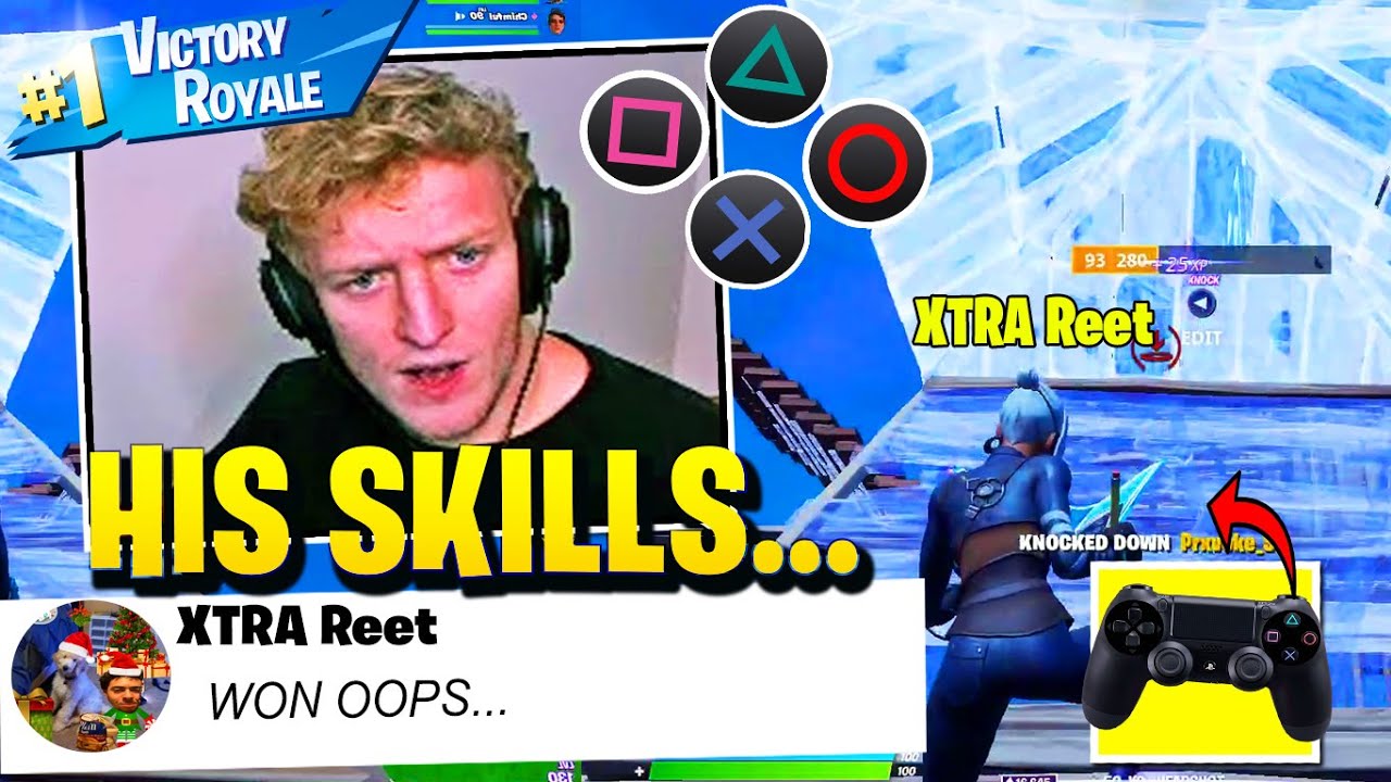 Reet *SHOWS* The Most Mechanically SKILLED Controller In Fortnite ...