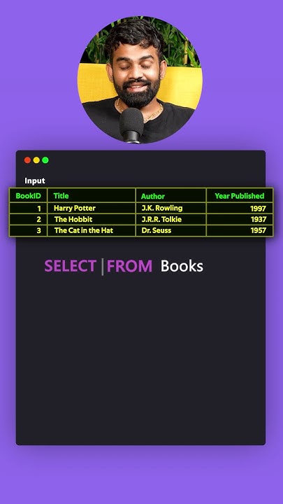 🚀 Learn SQL SELECT Statement in 1 minute - YouTube