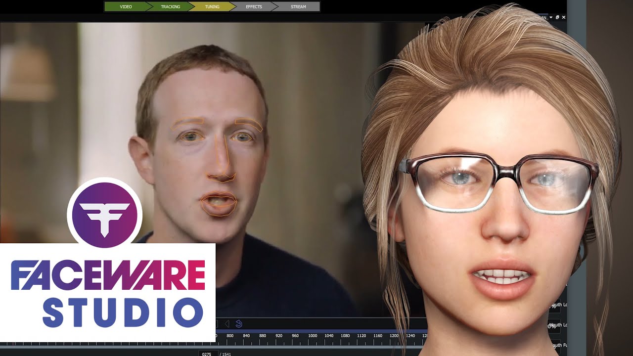 Faceware Studio in iClone ~ Testing Tracking Voice Actor Footage as a ...