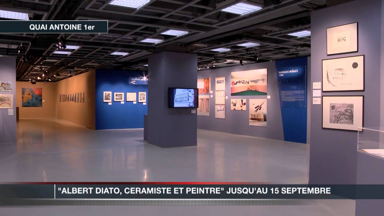 Exposition exceptionnelle des œuvres d'Albert Diato - YouTube