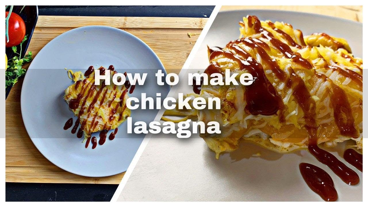 How to make chicken lasagna | easy recipe | Lasaña de pollo | DELICIOUS ...