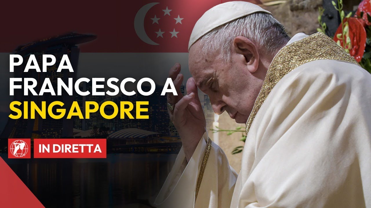 🔴LIVE | Papa Francesco in Asia - Singapore | Incontro con Autorità e ...