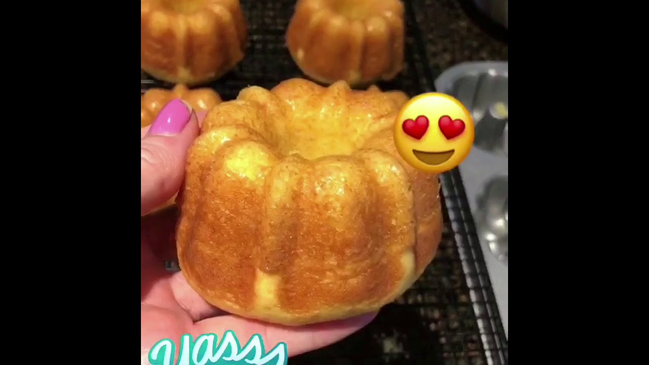 Mini Fluted Cakes - YouTube