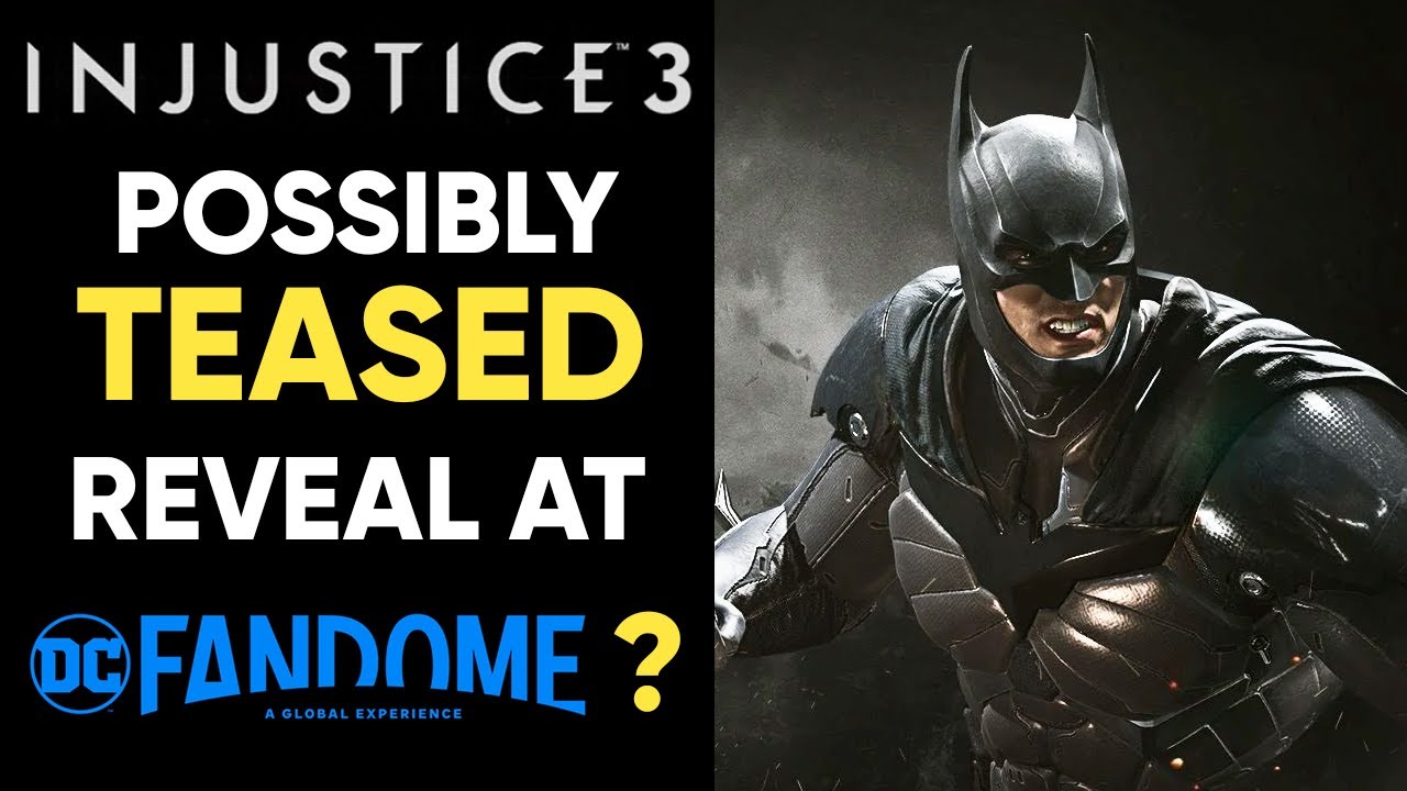 Injustice 3 TEASED? - Announcement At DC Fandome? - YouTube