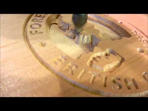 First Project on My CNC Machine - YouTube
