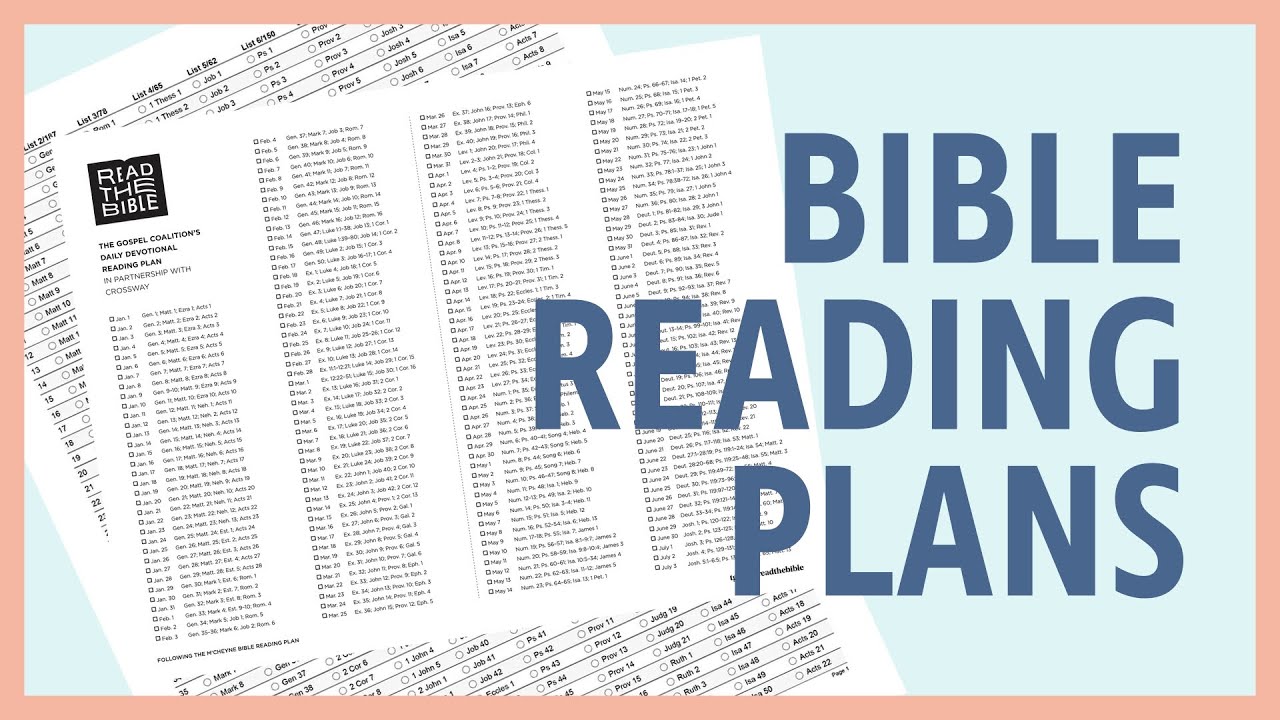 BIBLE READING PLANS - Why To Follow A Plan, How To Pick One and How To ...