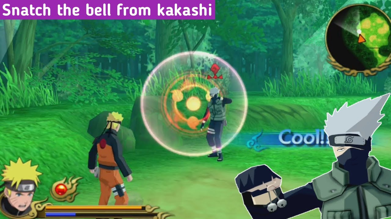 Naruto Fight Kakashi at Bell Challenge for remember their childhood ...