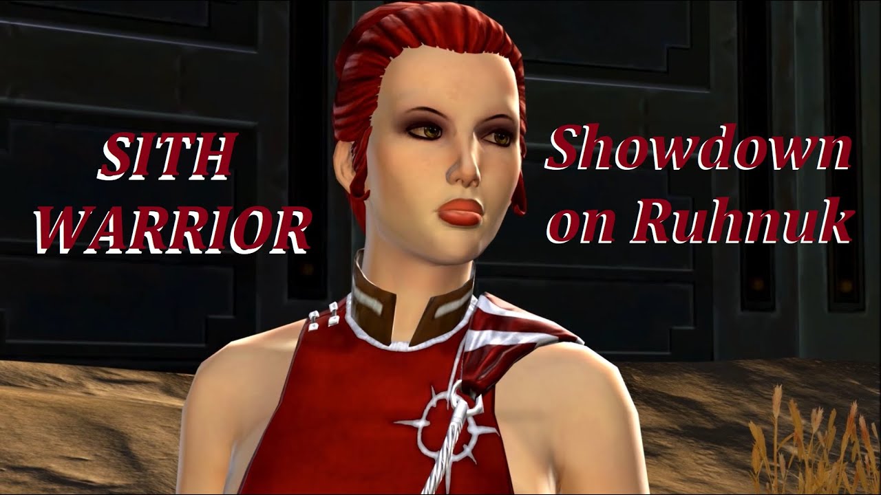 SWTOR Showdown on Ruhnuk (part 1) - Sith Warrior - LS - YouTube