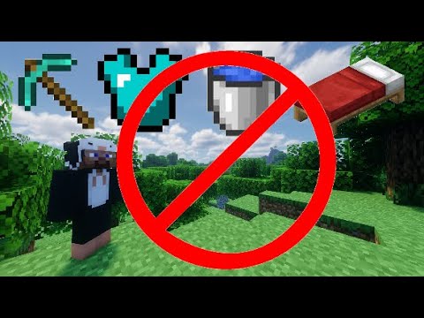 Beating Minecraft Using ZERO TOOLS - YouTube