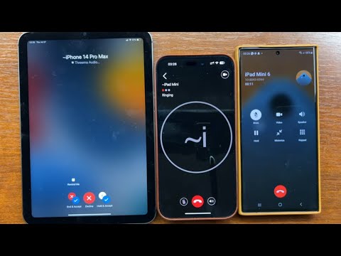 iPhone 14 ProMax & Samsung S23 Ultra Zangi vs Threema Apps Outgoing Call to the Same iPad Mini 2021