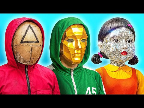 YENİ 123 GO! Squid Game Öğrenci Meydan Okuması! Okuldan Kim Sağ Çıkacak? 🎒😱