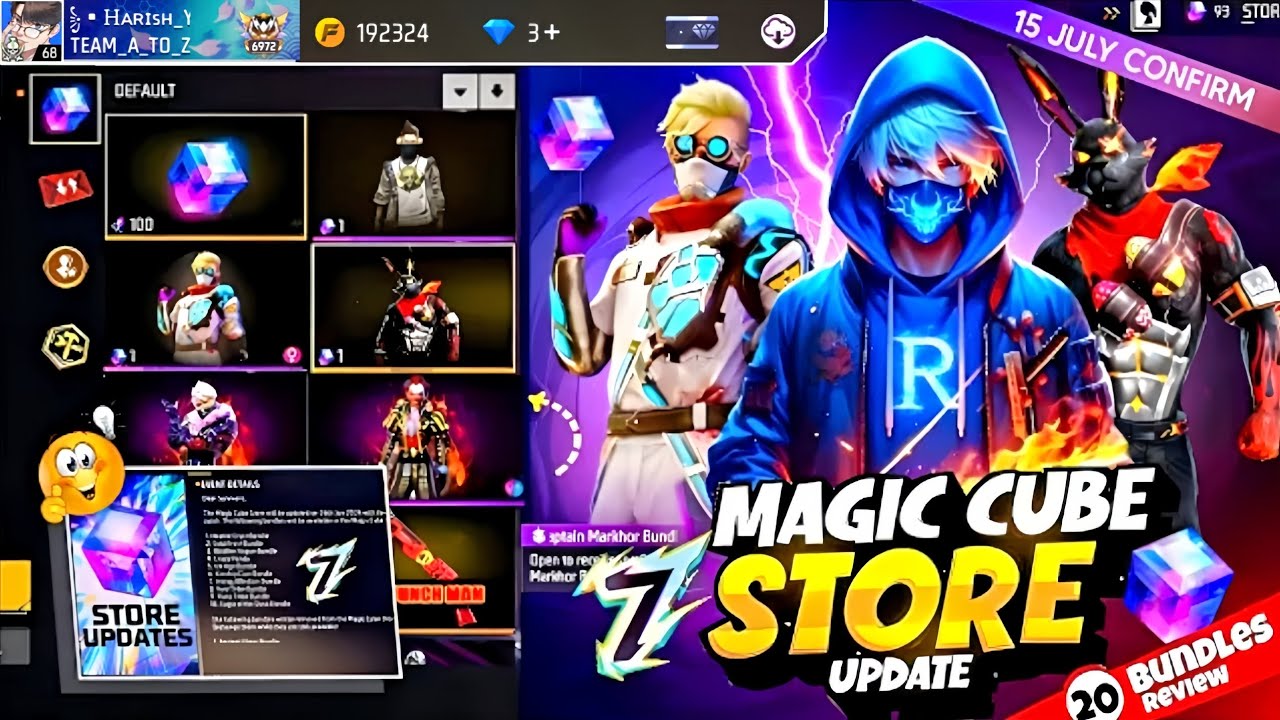 7TH ANNIVERSARY SPECIAL NEW MAGIC CUBE BUNDLES | FREE FIRE IN TELUGU ...