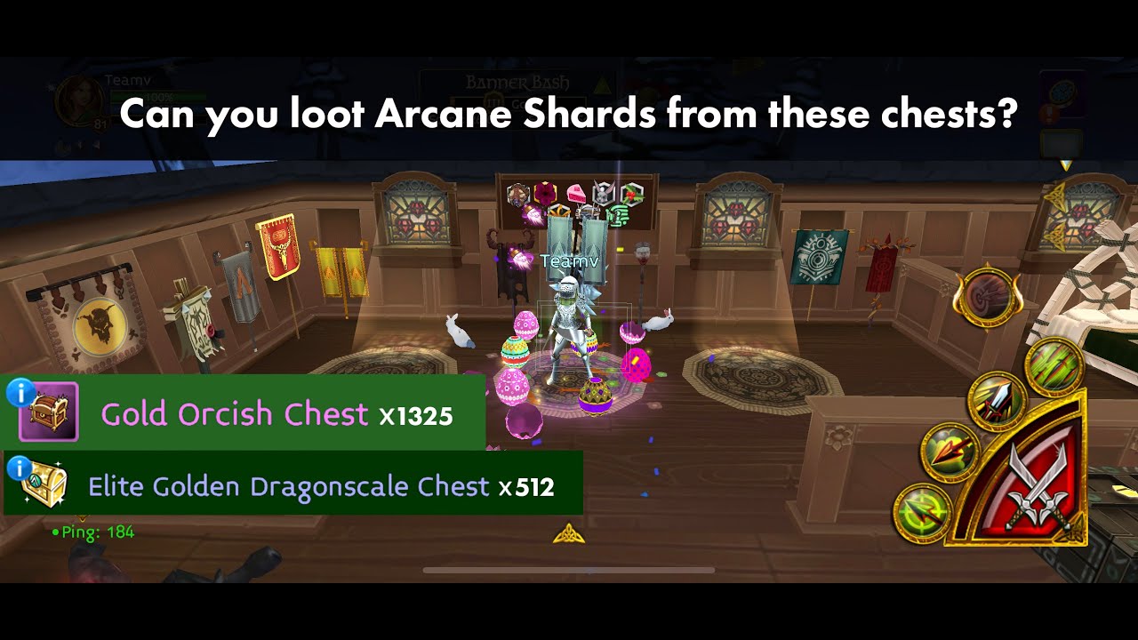 Can you loot arcane shards from gold orcish and dragonscale chests ...