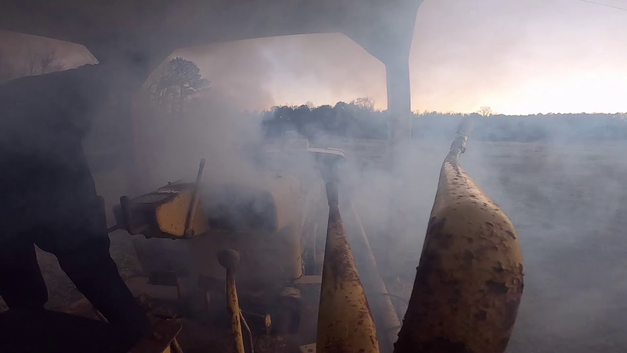 Caterpillar D7 47a first start in 10+ years - YouTube