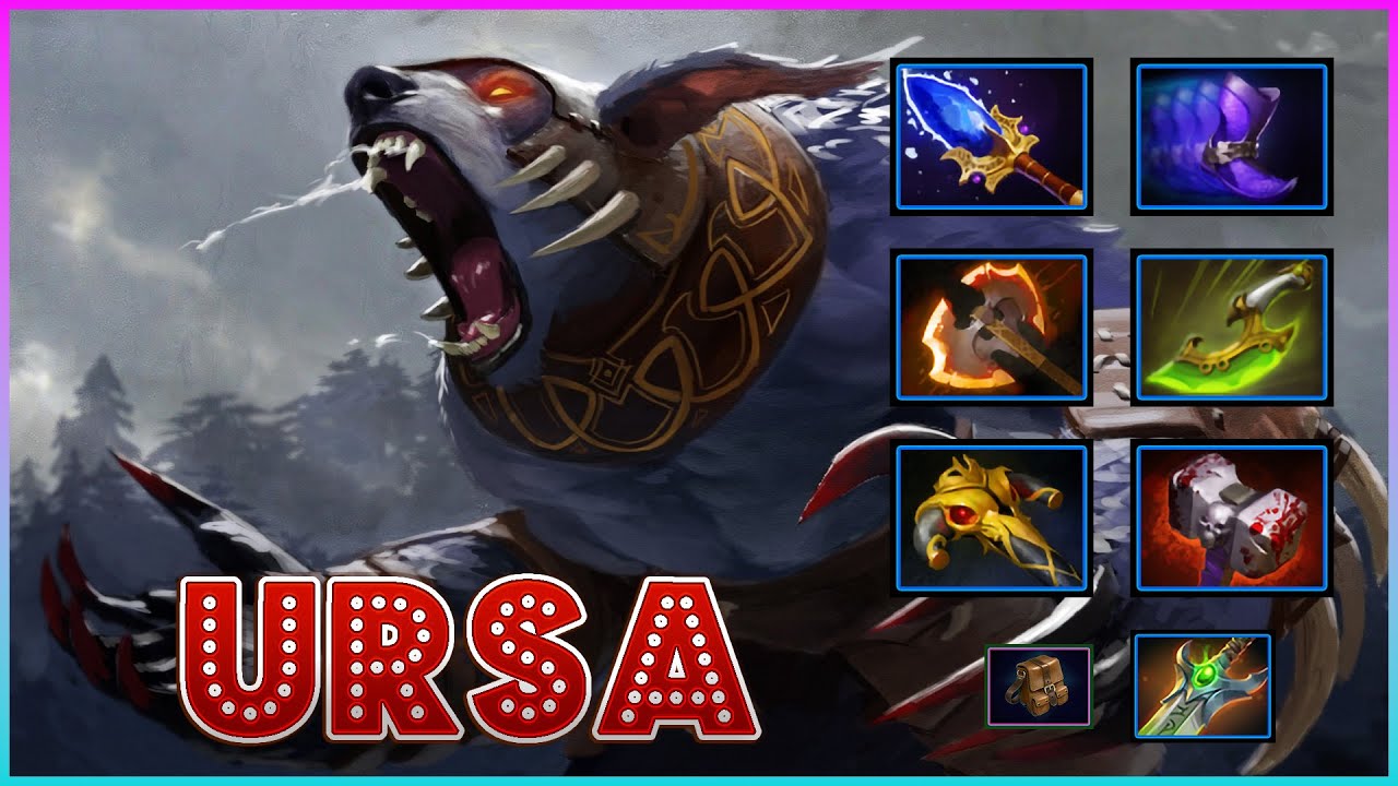 Ursa - Dota 2 Gameplay [Pro League] - YouTube