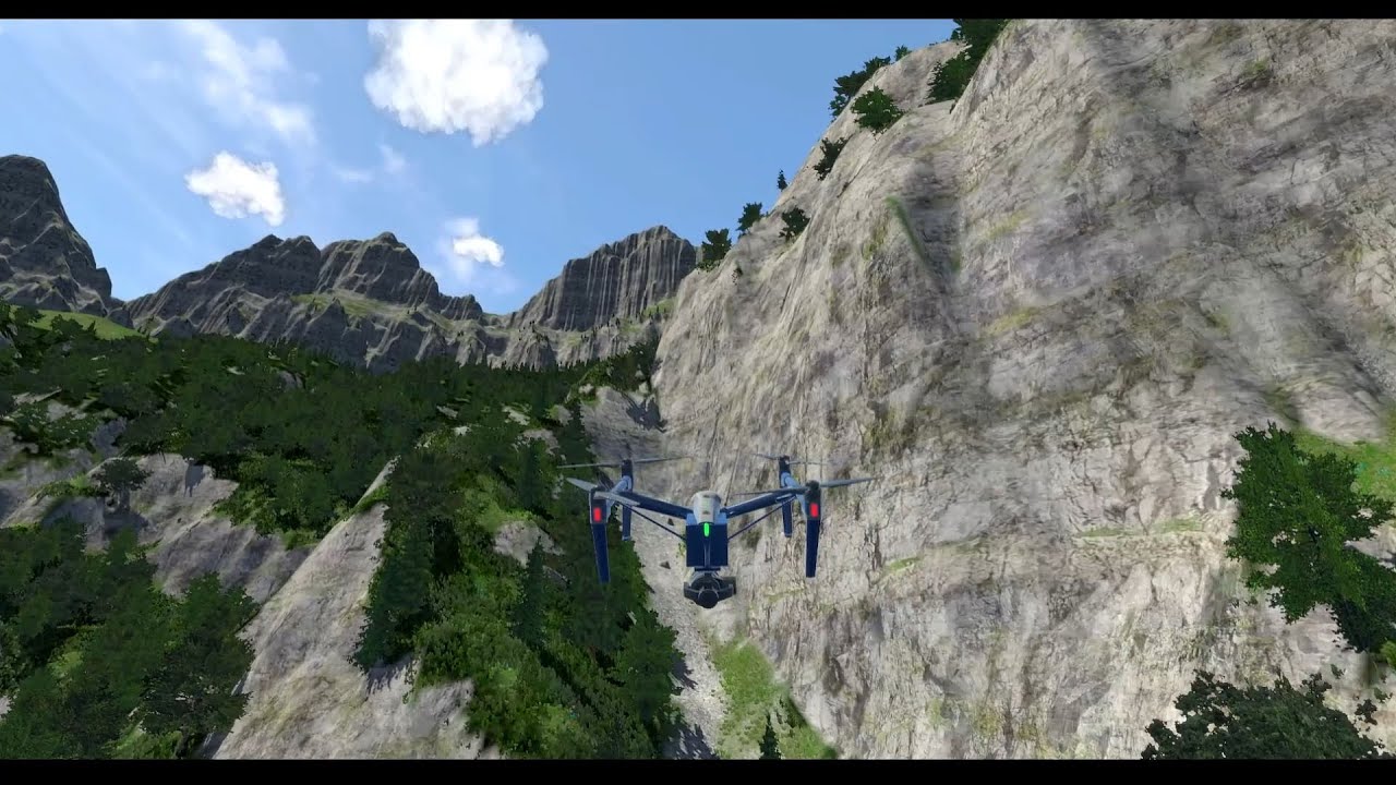 Spectator Drone - Epic Terrain Fly-Through in Glider Sim Steam Early ...