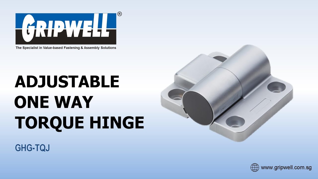 GHG-TQJ Adjustable One Way Torque Hinge - YouTube