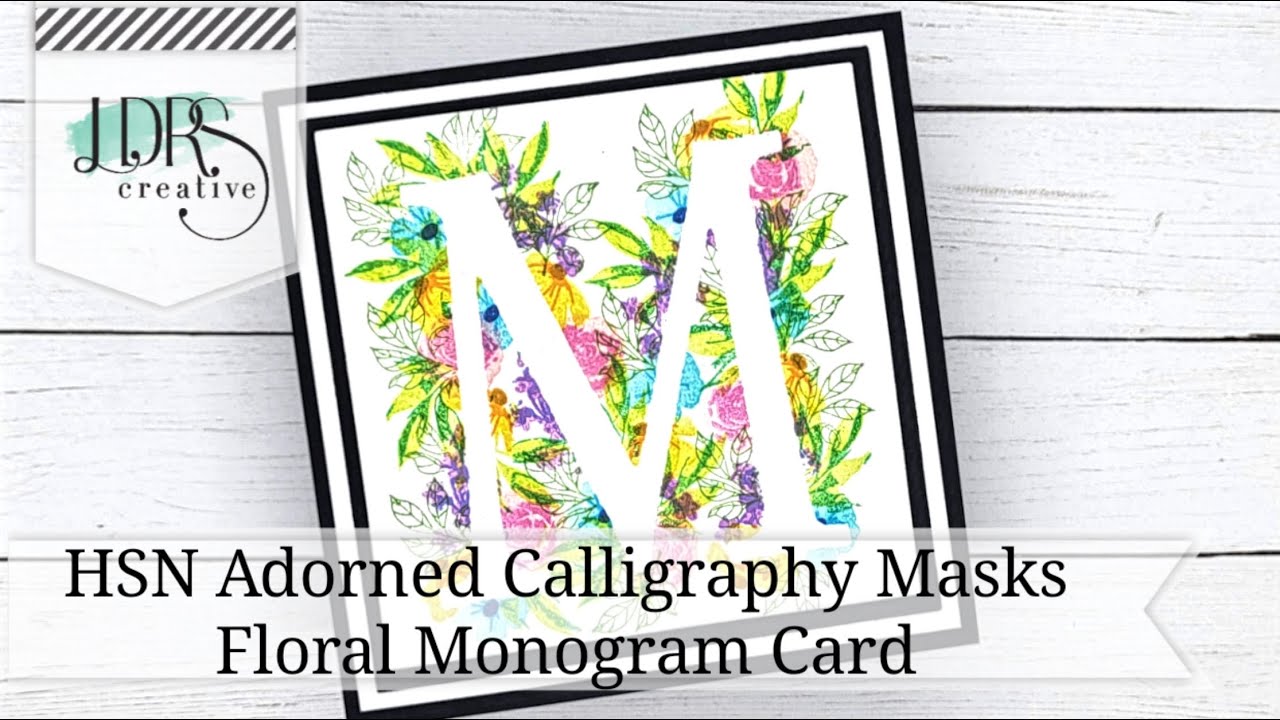 HSN Adorned Calligraphy Masks and Wildflower Layered Botanicals ...