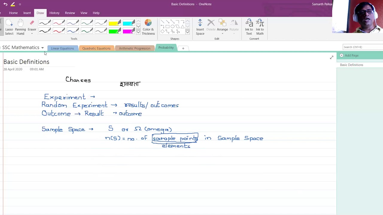 Probability (Basic Definitions) - YouTube
