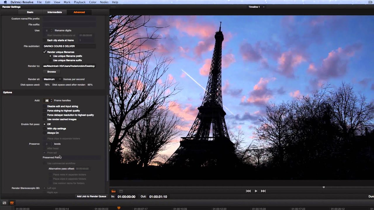 DaVinci Resolve 11 : La page Deliver - YouTube