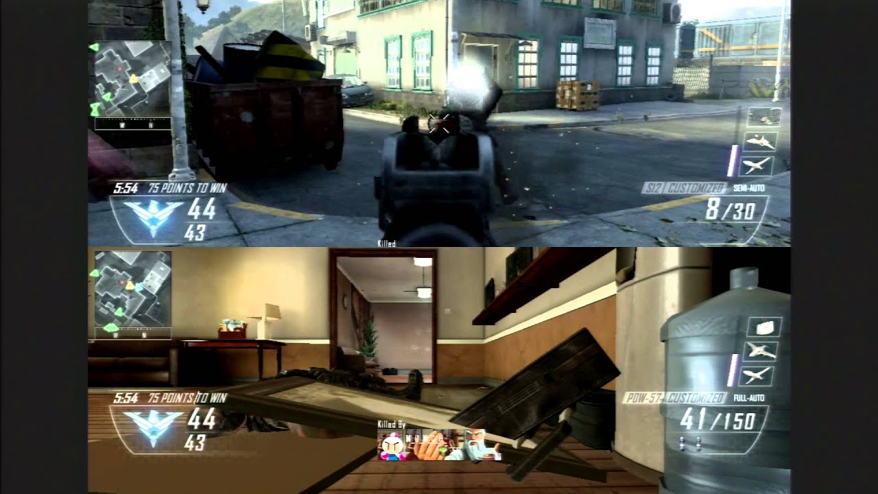 Black ops 2: Splitscreen fun (multiplayer gameplay) - YouTube