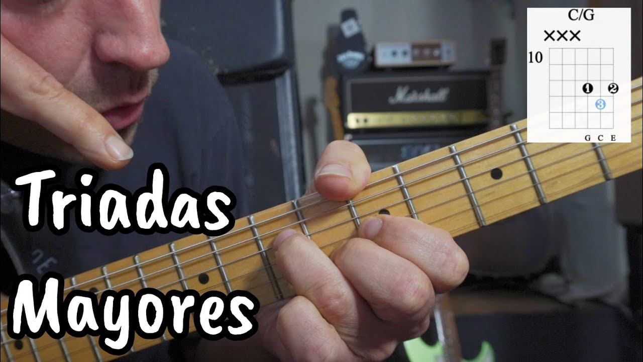Como Hacer Acordes de Triadas Mayores para GUITARRA - Desde Cero Parte ...