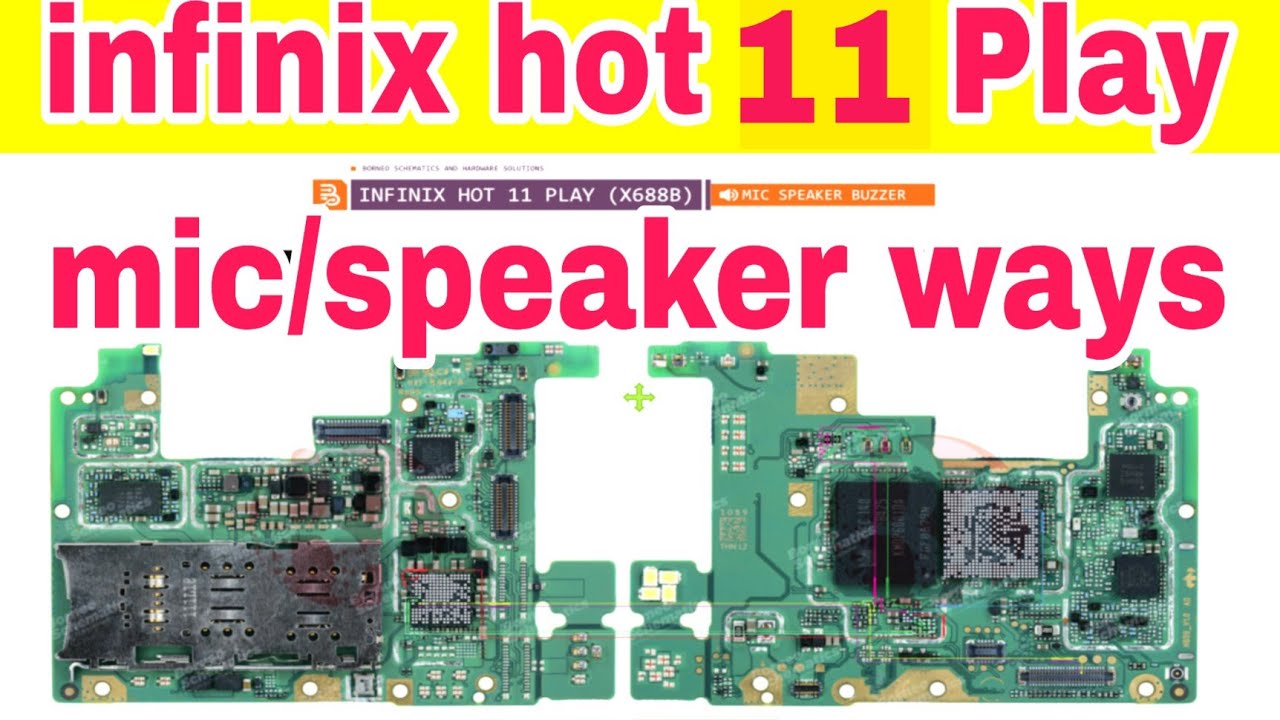 Infinix hot 11 play mic problem solution|| speaker problem solution ...