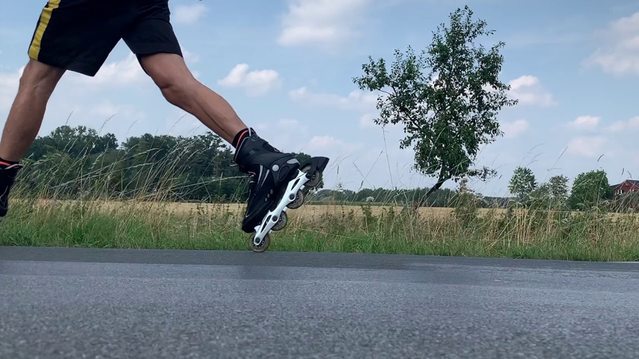 inline skating in nature - YouTube