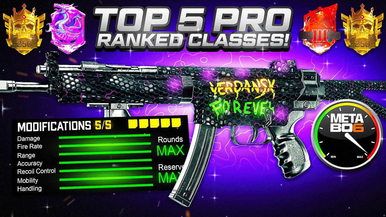 NEW TOP 5 *UPDATED* Pro Meta Best Ranked Play Classes BO6 Season 3 🏆 ...