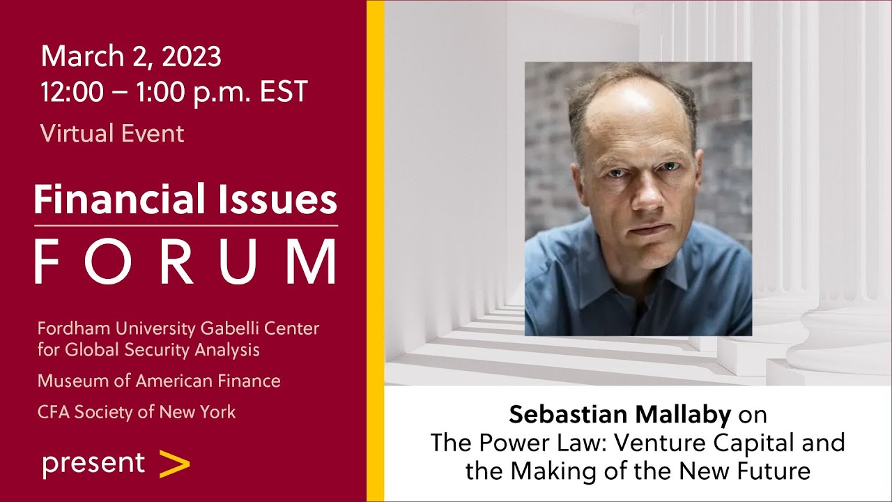 Sebastian Mallaby on "The Power Law: Venture Capital and the Making of ...