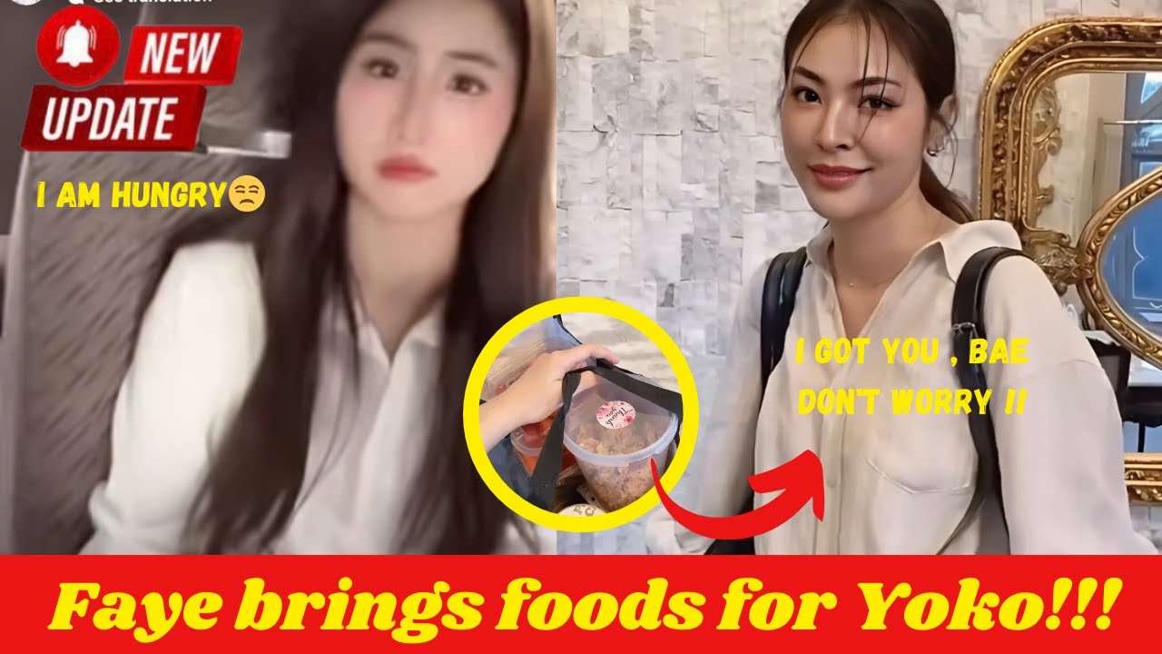 (FayeYoko) Faye brings foods for Yoko!!! - YouTube