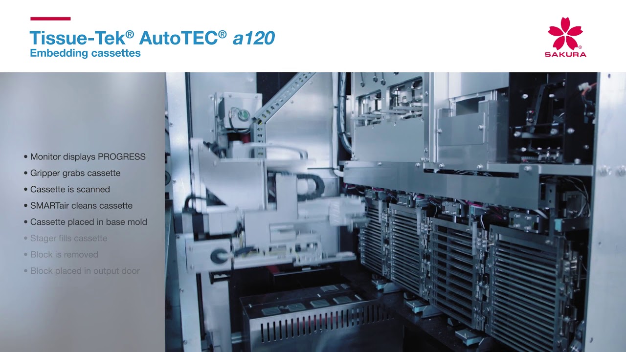 Tissue-Tek AutoTEC® a120 Embedding Cassettes Tutorial - YouTube