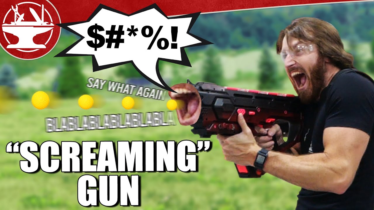 A Nerf Gun That Screams When You Shoot - YouTube