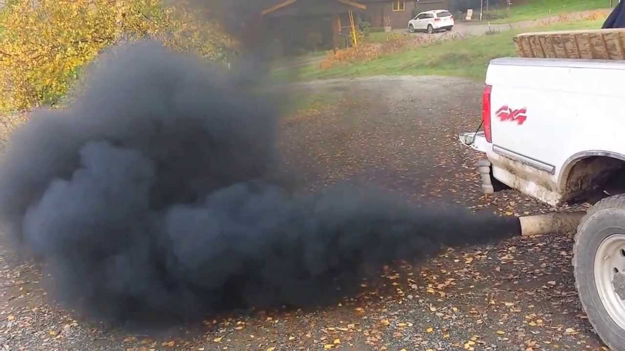 95 F 250 Rolling Coal Youtube