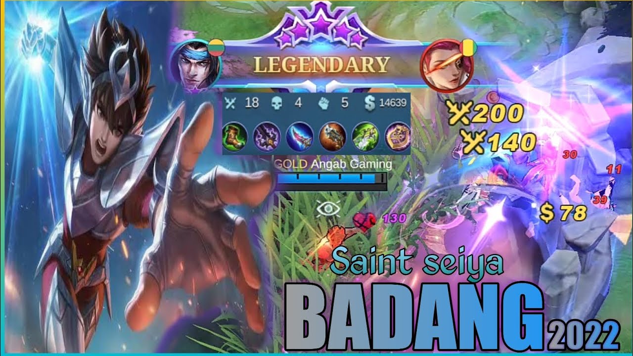 NEW SKIN SAINT SEIYA BADANG GAMEPLAY 💥 RANK GAME 💥 MLBB 🔥🔥🔥 - YouTube