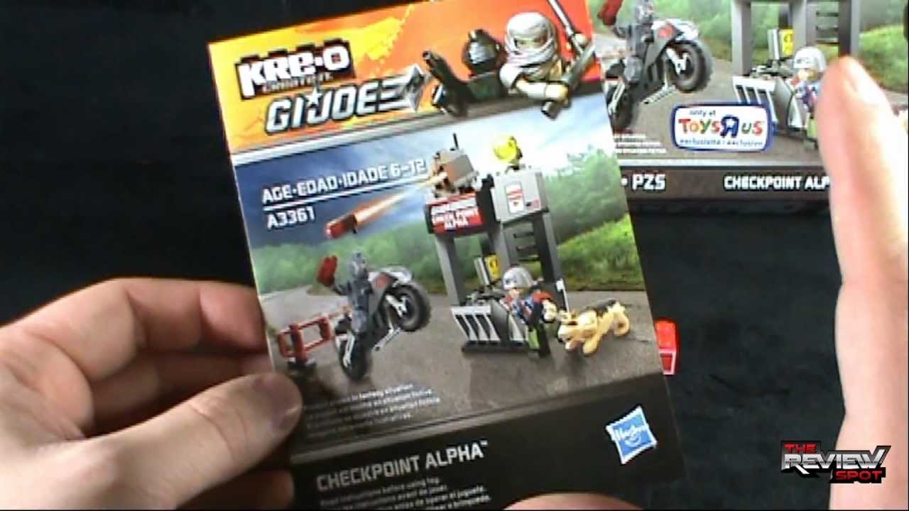 Collectible Spot - Hasbro G.I.JOE Kre-o A3361 Checkpoint Alpha - YouTube