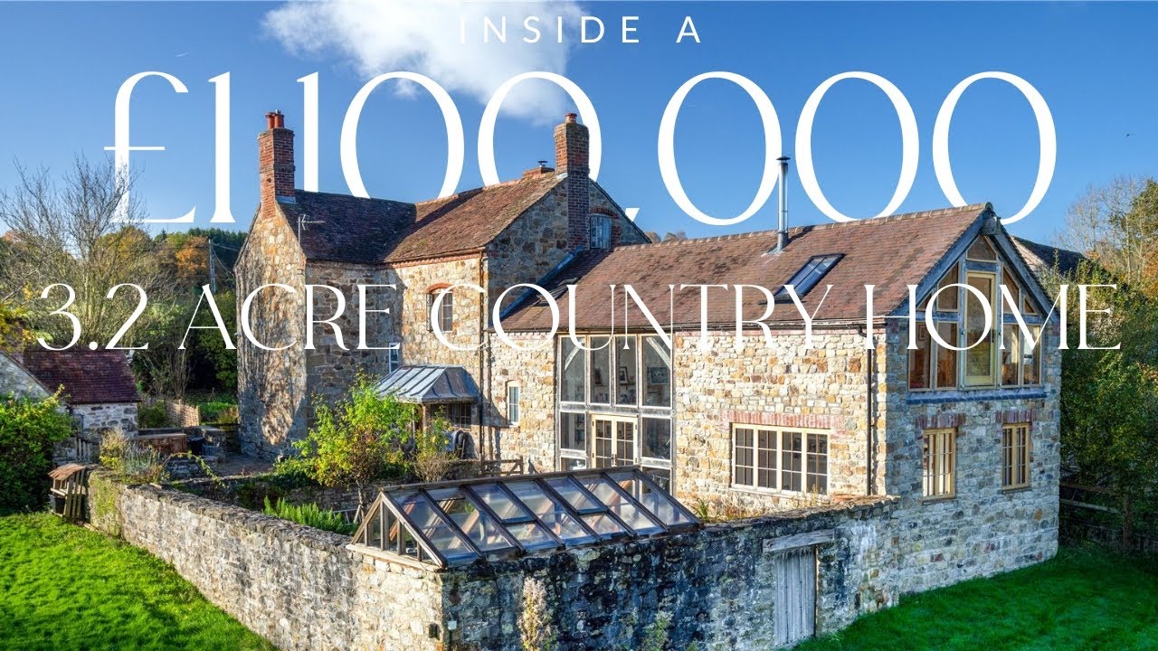 COUNTRY HOUSE TOUR WITH 3.2 ACRES | £1.1m in Shropshire - YouTube